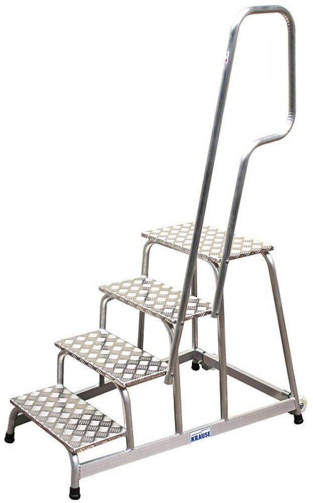 KRAUSE Montagetritt mit Handlauf 4-stufig - 805096