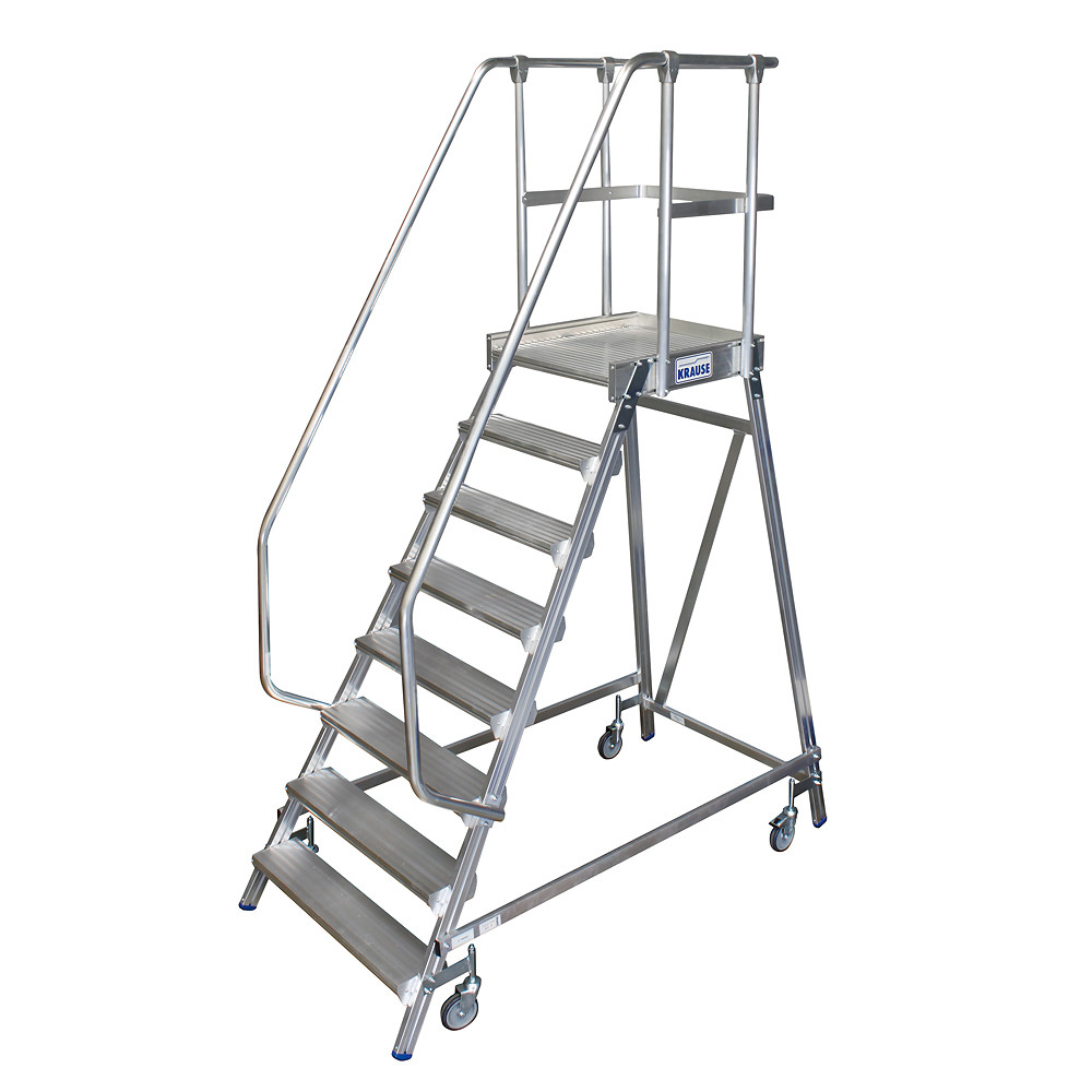KRAUSE Podestleiter einseitig 1x8 Stufen - 820181