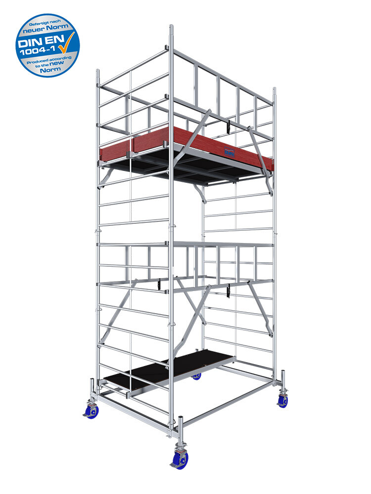 KRAUSE ProTec XXL Breitaufbau Alu-Fahrgerüst AH 5,30 m | gemäß neuer Norm DIN EN 1004-1 - 945129