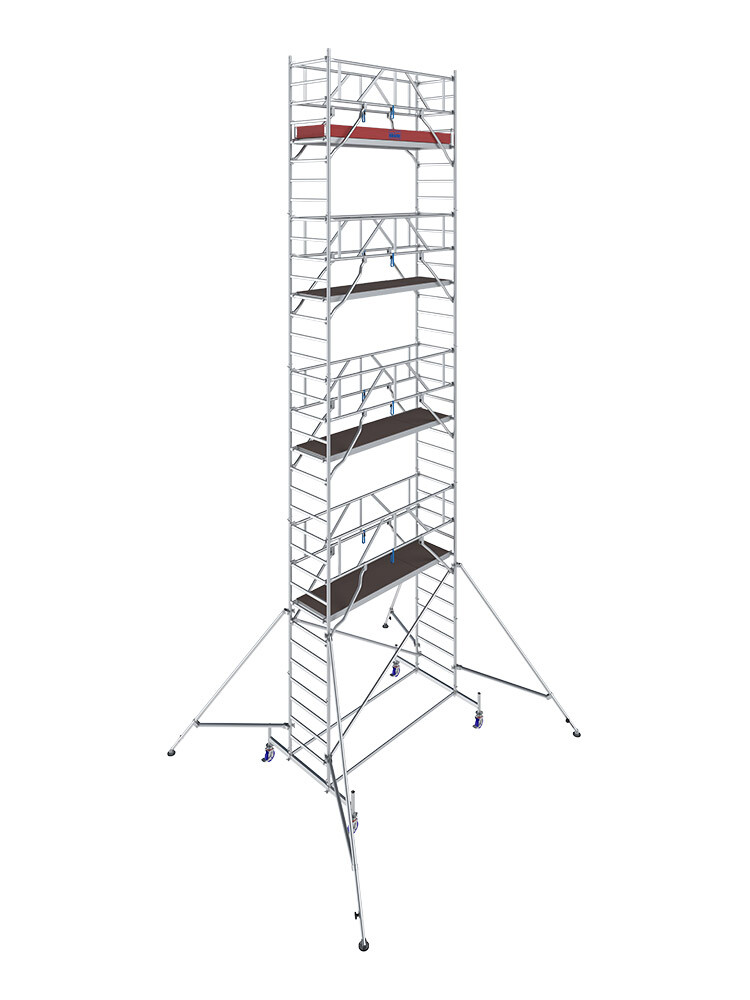 KRAUSE STABILO Serie 10 Alu-Fahrgerüst - Feldlänge 2,50 m - AH 10,40 m | gemäß neuer Norm DIN EN ...