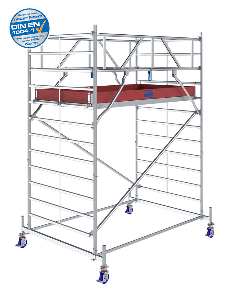 KRAUSE STABILO Serie 50 Breitaufbau Alu-Fahrgerüst - Feldlänge 2,50 m - AH 4,40 m | gemäß neuer ...