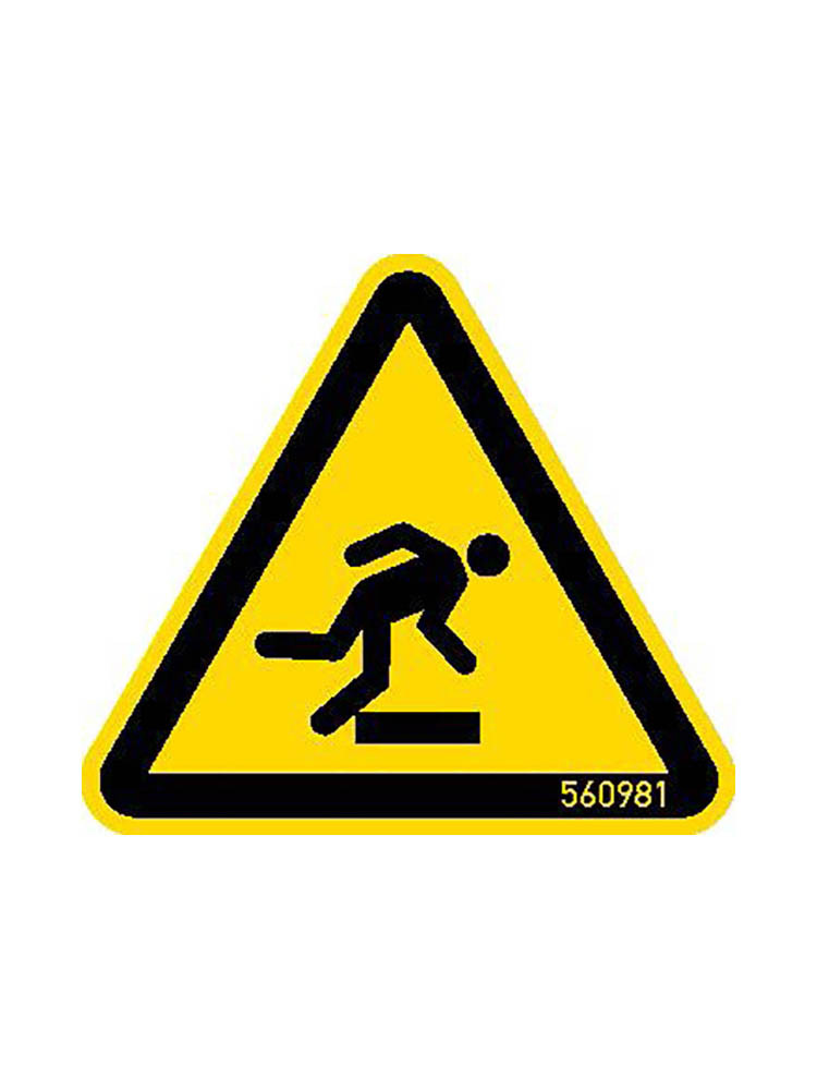 KRAUSE HWS Warnschild Hindernis 50 mm - 202048