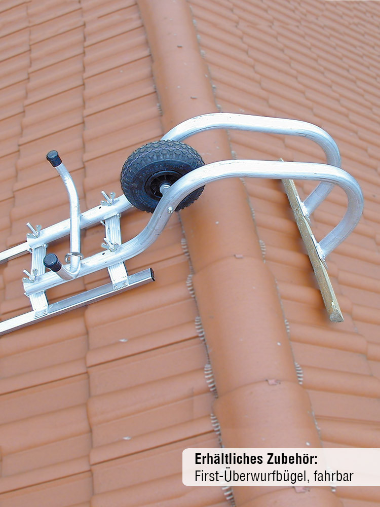 KRAUSE Dachleiter Alu / Länge: 3,95 m / 14 Sprossen - 804334