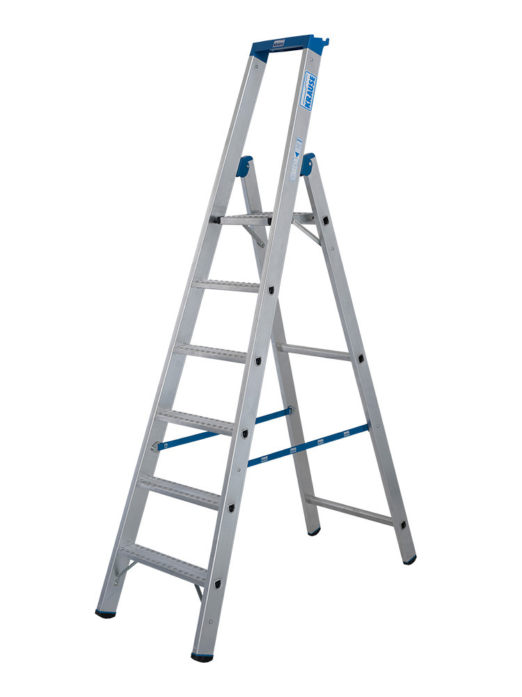 KRAUSE STABILO Stehleiter mit R13-Stufen / 6 Stufen R13 / gemäß TRBS 2121-2 - 136046