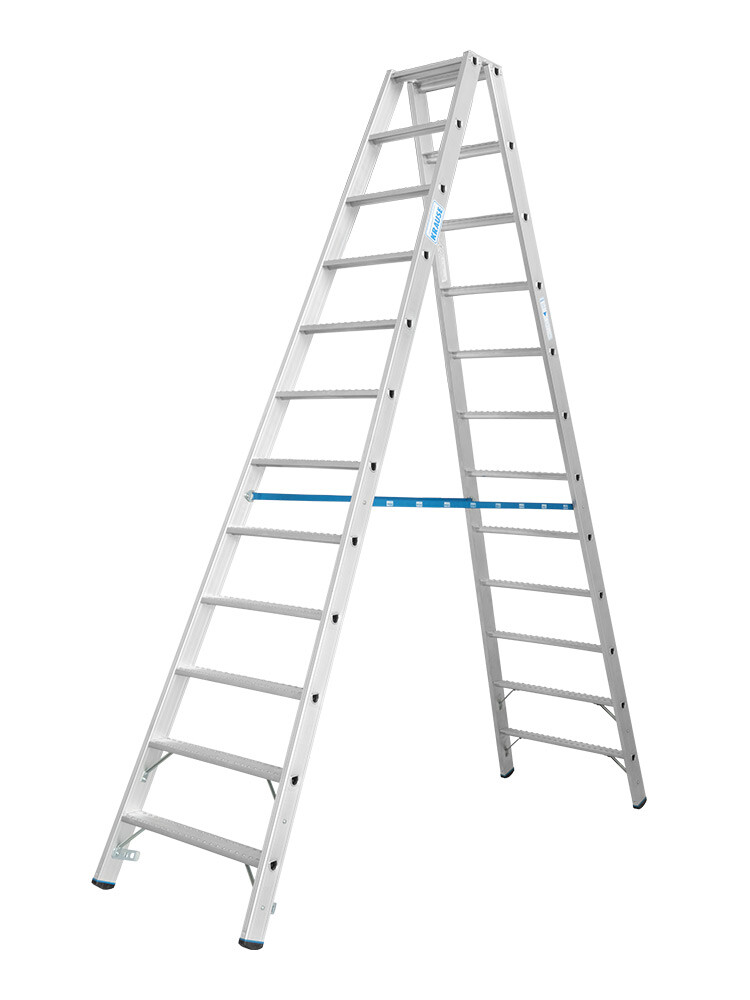 KRAUSE STABILO Doppelleiter mit R13-Stufen / 2x12 Stufen R13 / gemäß TRBS 2121-2 - 136220