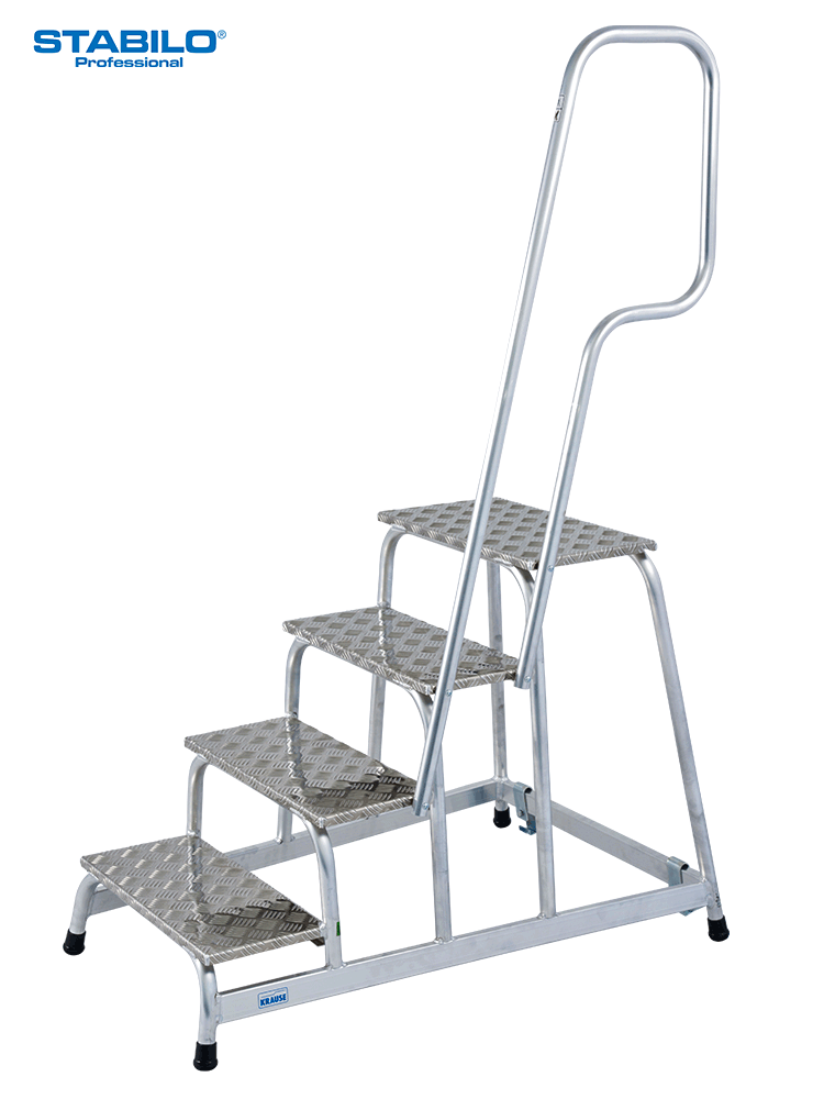 KRAUSE STABILO Montagetritt mit Handlauf 4-stufig - 805096