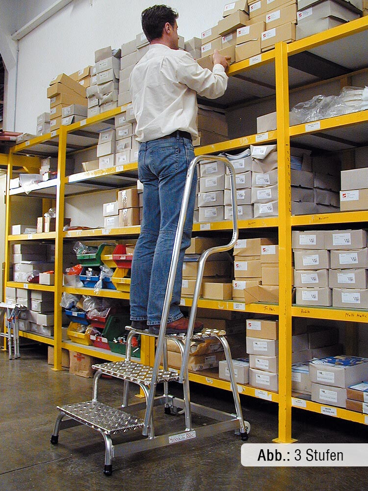 KRAUSE STABILO Montagetritt mit Handlauf 3-stufig - 805089