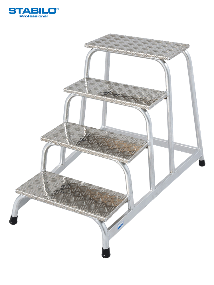 KRAUSE STABILO Tritt Montagetritt Alu 4-stufig - 805041
